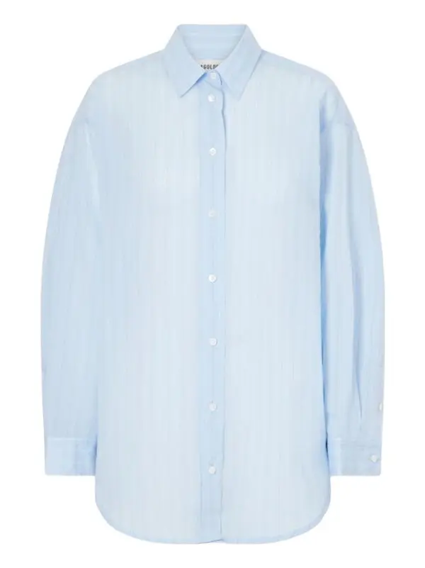 AGOLDE Sona Striped Shirt - Blue