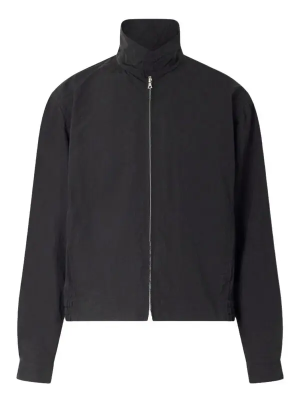 Dries Van Noten Zip-up Stand Collar Jacket - Black