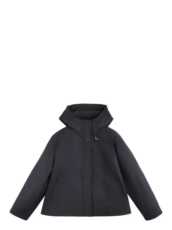 FAY Drawstring Hooded Jacket - Blue