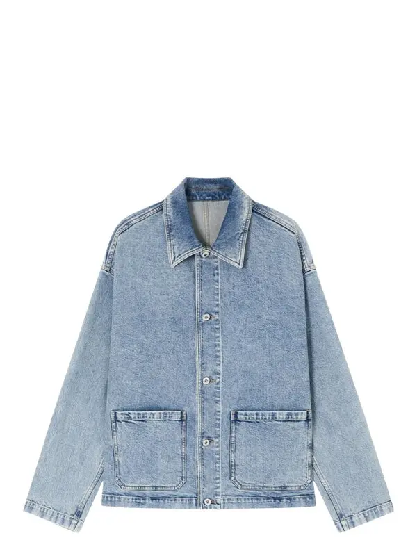 Emporio Armani Long Sleeve Denim Jacket - Light Blue