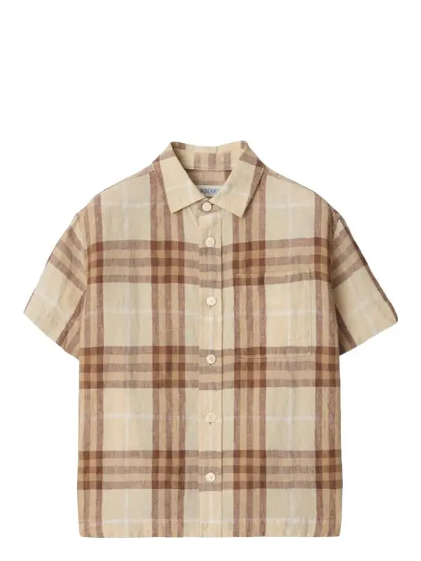 Burberry Checked Shirt - Wren