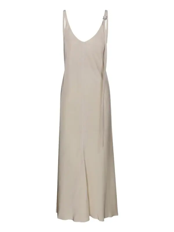 Sportmax Unione V-neck Sleeveless Dress - Nude