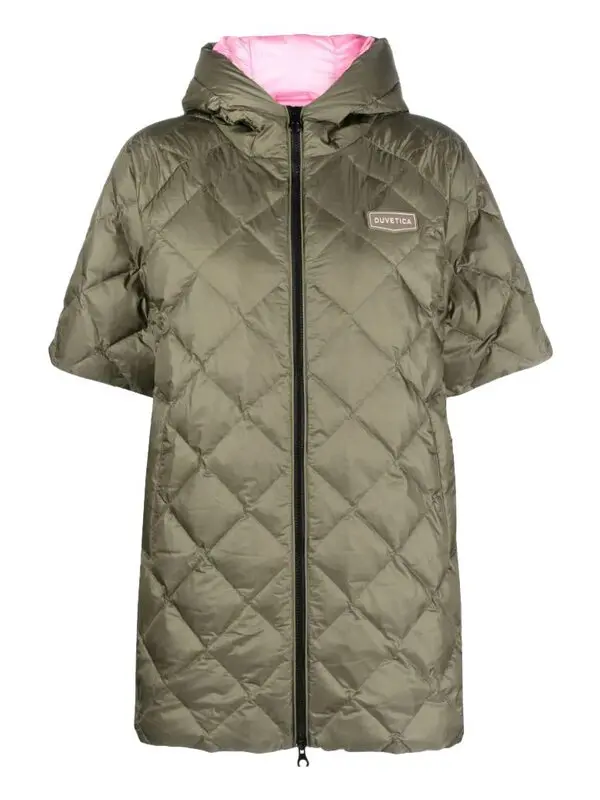 Duvetica Asolo Diamond-quilting Padded Jacket - Green