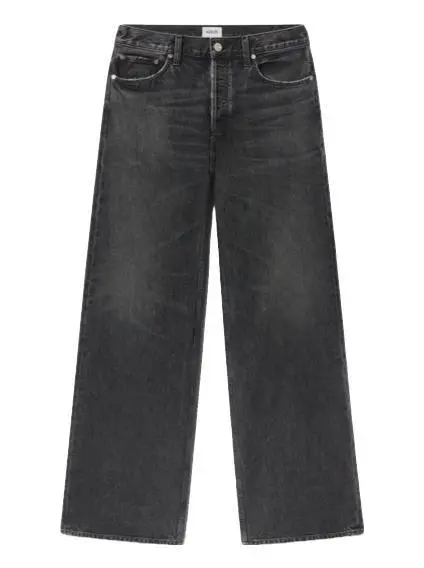 AGOLDE Afton Straight Leg Jeans - Black