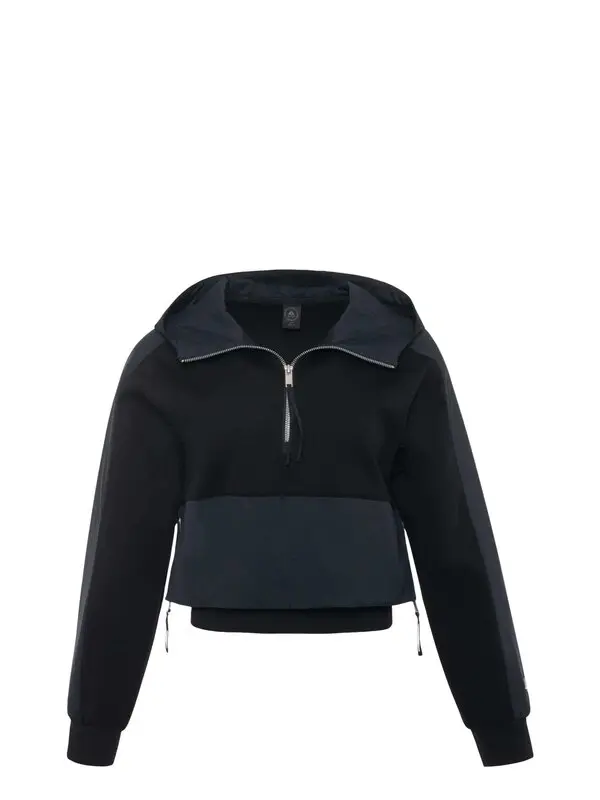 Moose Knuckles Mixmedia Hoodie - Black