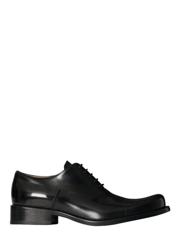 THE ROW Kai Leather Derby - Black