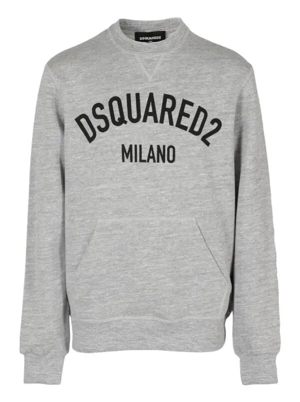 Dsquared2 Milano Logo Pattern Sweater - Gray