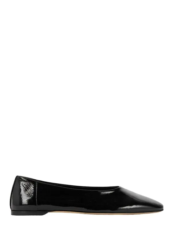 TOTEME Textured Slip-on Flats - Black