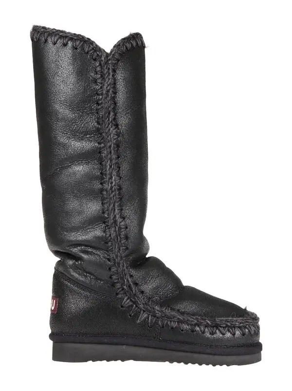 Mou Eskimo Knee-high Boots - Black