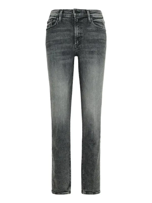 MOTHER The Mid Rise Rider Skimp Jeans - Grey