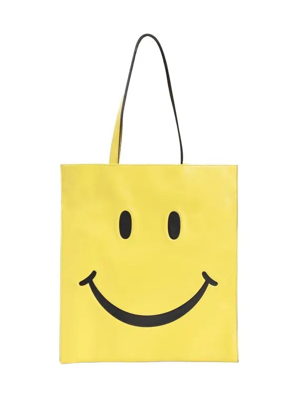 Moschino Smiley Face Tote Bag - Yellow