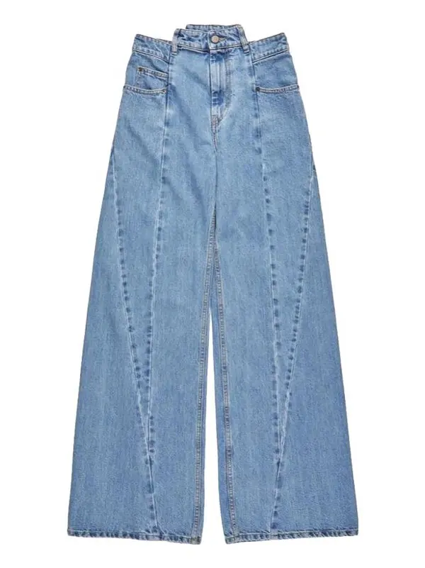 MAISON MARGIELA Décortiqué Flared Jeans - Blue