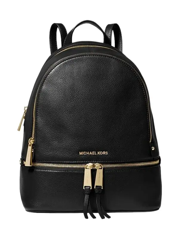 Michael Kors Rhea Zipped Medium Backpack - Black