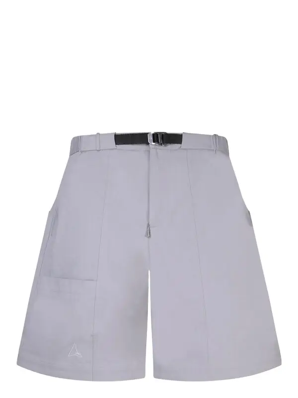 ROA Logo Detailed Elasticated Waistband Shorts - Grey