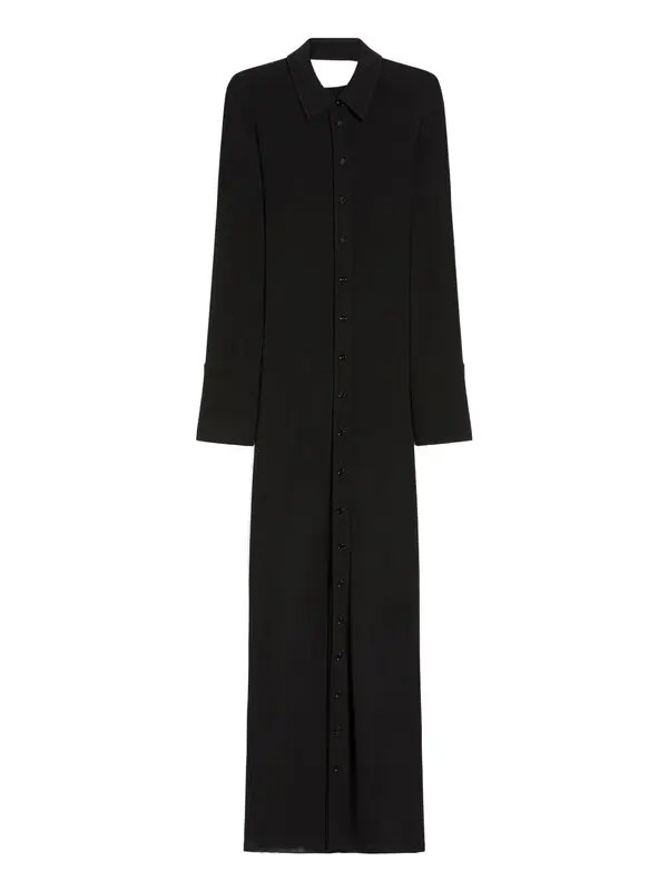 Sportmax Nias Button-up Maxi Dress - Black