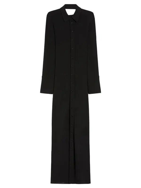 Sportmax Nias Button-up Maxi Dress - Black