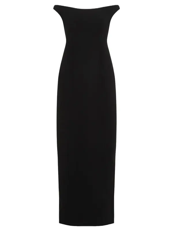 TOTEME Off-shoulder Maxi Dress - Black