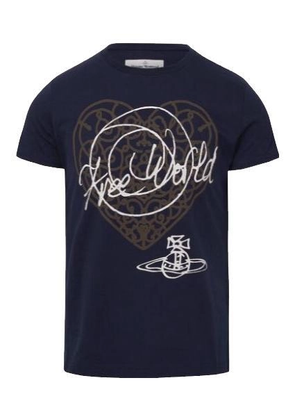 VIVIENNE WESTWOOD Free World-heart Peru T-shirt - No