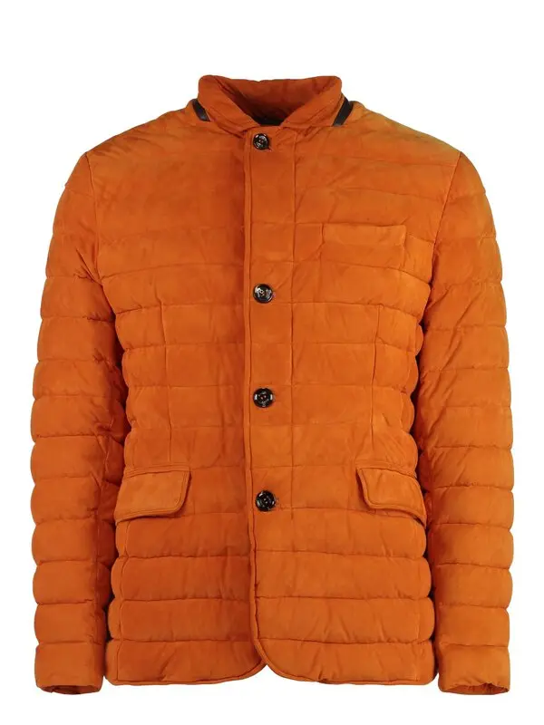 MOORER Zavyer-urg Quilted Jacket - Orange
