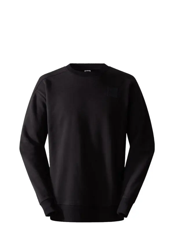 The North Face Logo Patch Crewneck Sweatshirt - Black