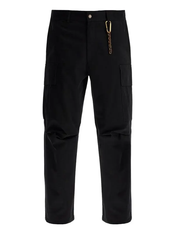 DARKPARK Saint Pleat Detailed Trousers - Black