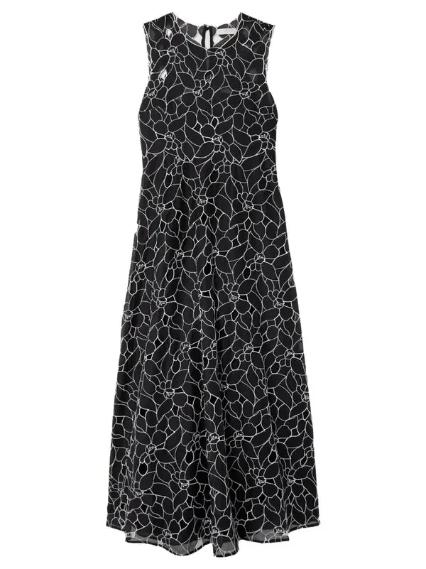 Ulla Johnson Kiana Openwork Embroidered Dress - Black