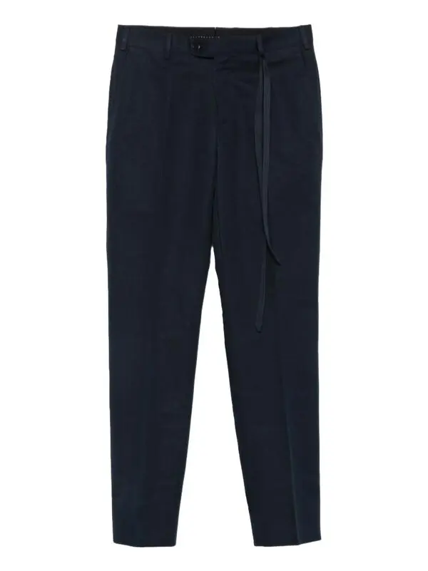 Brioni Casual Pants With Concealed Buckle Belt Loops - Black