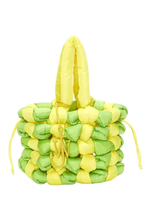 J.W.ANDERSON Jw Anderson Medium Knotted Bucket Tote Bag - Yellow