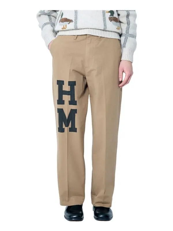 HUMAN MADE Wide Chino Trousers - Beige