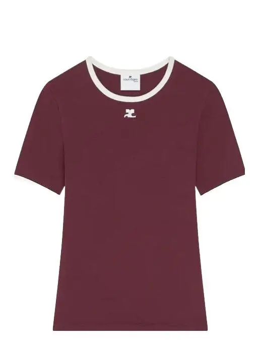 COURREGES Courrèges Heritage Crewneck T-shirt - Red