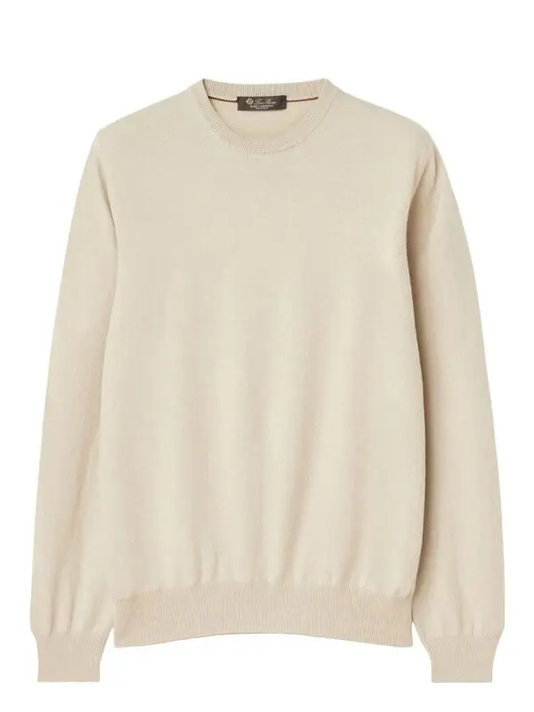 Loro Piana Crewneck Jumper - Natural Color Mixing