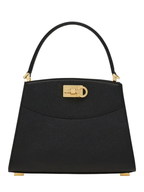 FERRAGAMO The Studio Box Tote Bag - Black
