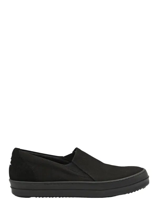 Rick Owens Star Detail Slip-on Sneakers - Black
