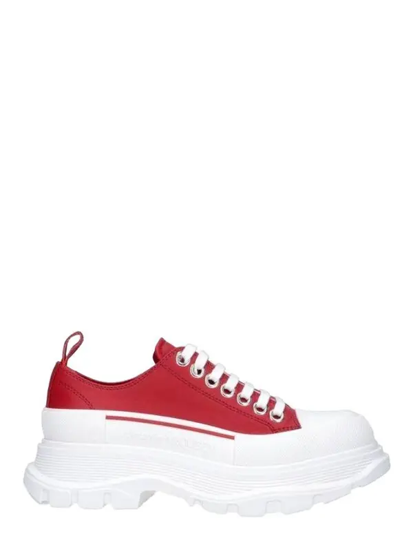 Alexander McQueen Tread Slick Sneakers - Red