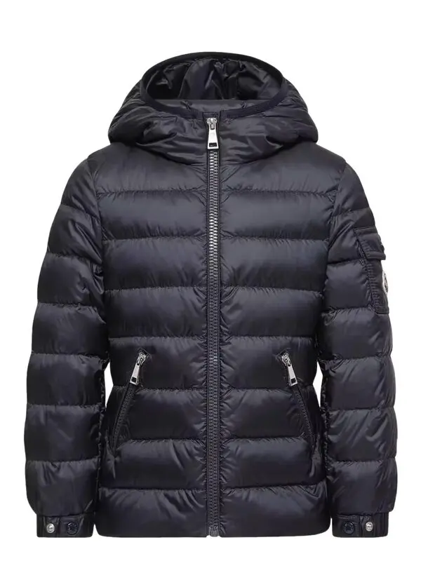Moncler Hooded Down Jacket - Navy Blue