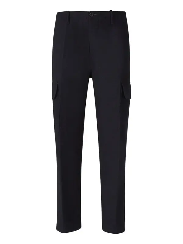 Incotex Cargo Flannel Trousers - Azul Marino