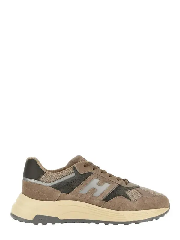 Hogan Hyperlight Lace-up Sneakers - Gray-brown