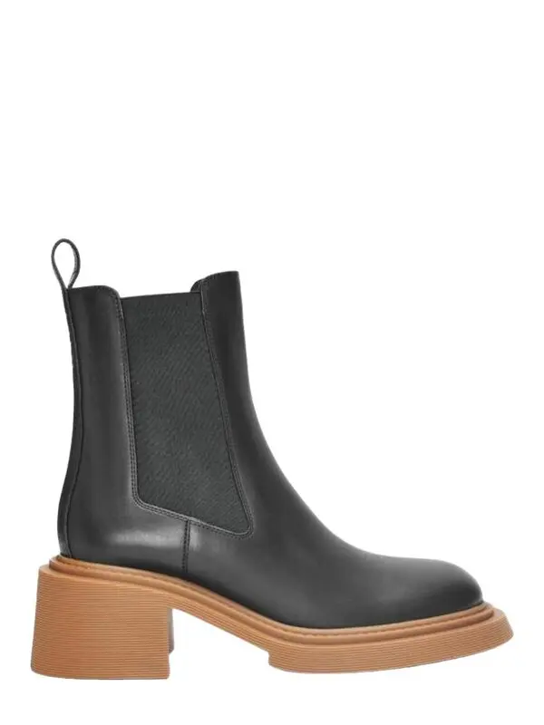 Loewe Chelsea Boot In Calfskin - Black
