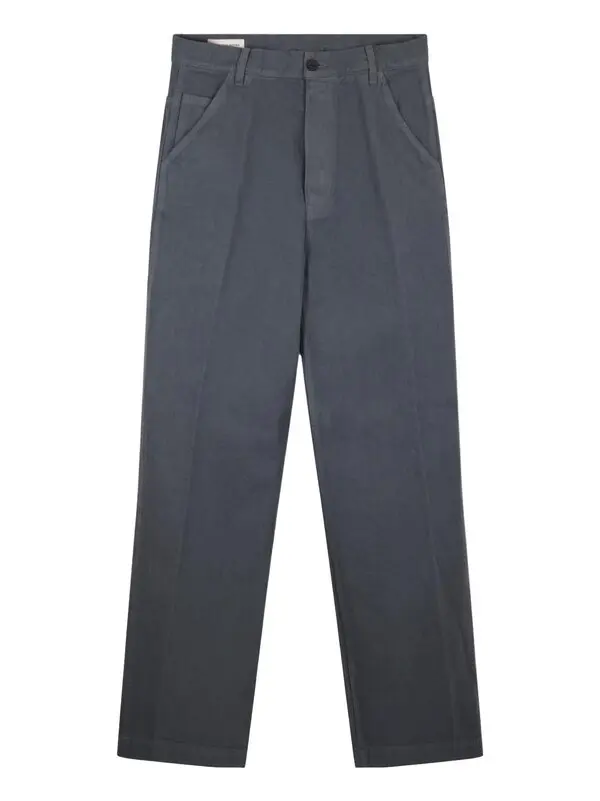 Dries Van Noten Pressed Crease Trousers - Black