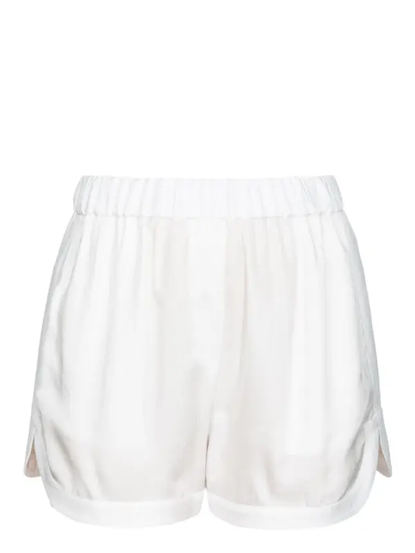 Pinko Elasticated Waistband Pull-on Shorts - White