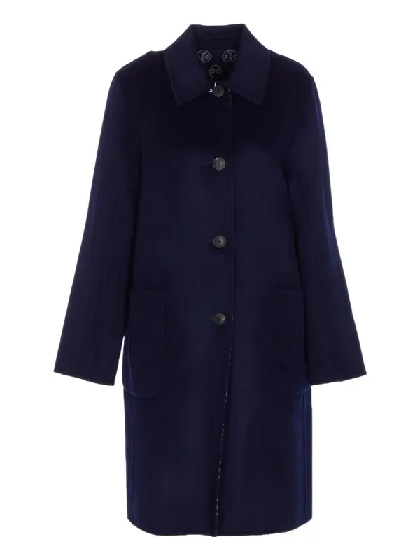 Tory Burch Reversible Buttoned Coat - Black