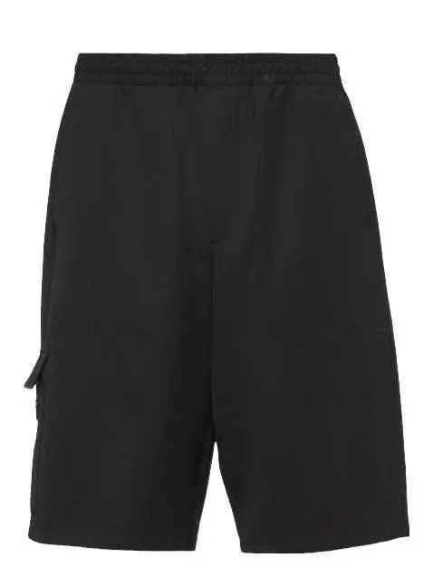 Prada Wool Gabardine Bermuda Shorts - Black