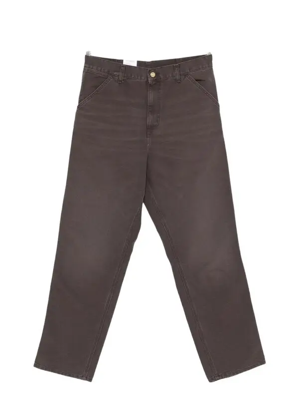 Carhartt Work In Progress Single Knee Canvas Work Pants - Black