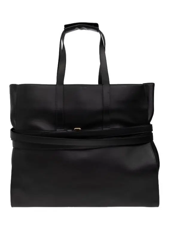 Moschino Embossed Tote Bag - Black