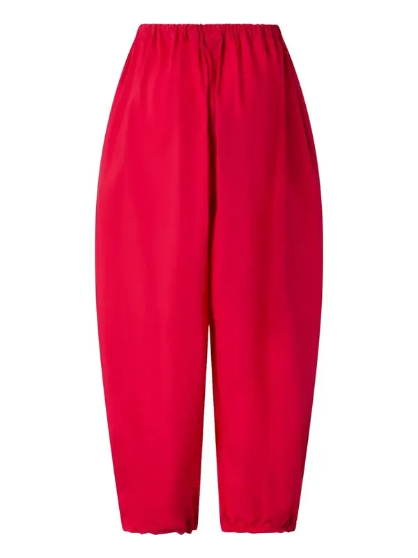 Pinko Lightweight Drawstring Balloon Pants - Red