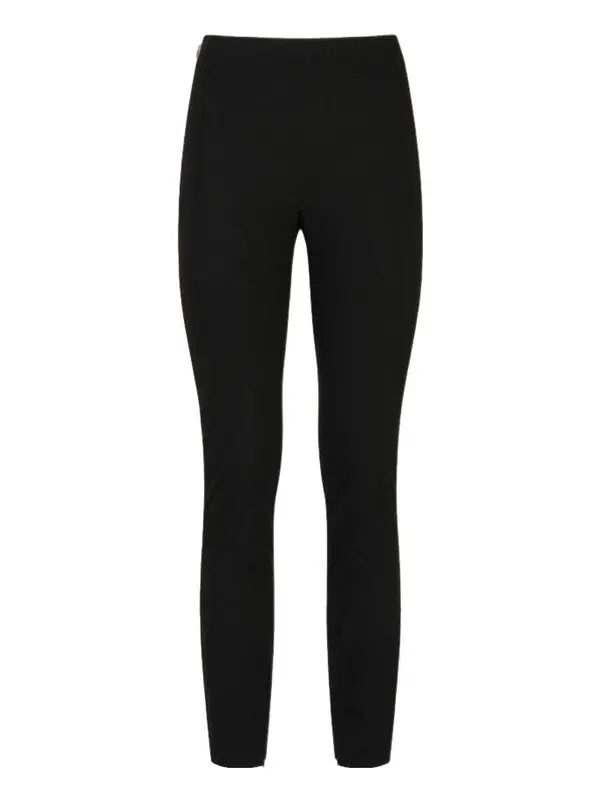 Marni High-waisted Poplin Trousers With Side Zip And Cuff Zips - Black
