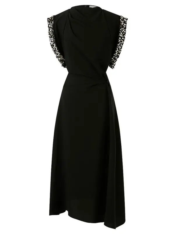 Isabel Marant Étoile Leronia Sequin Embellished Midi Dress - Black