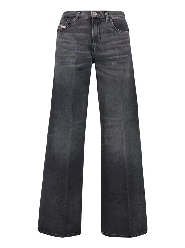 DIESEL® 1978 D-akemi Wide Leg Jeans - Black