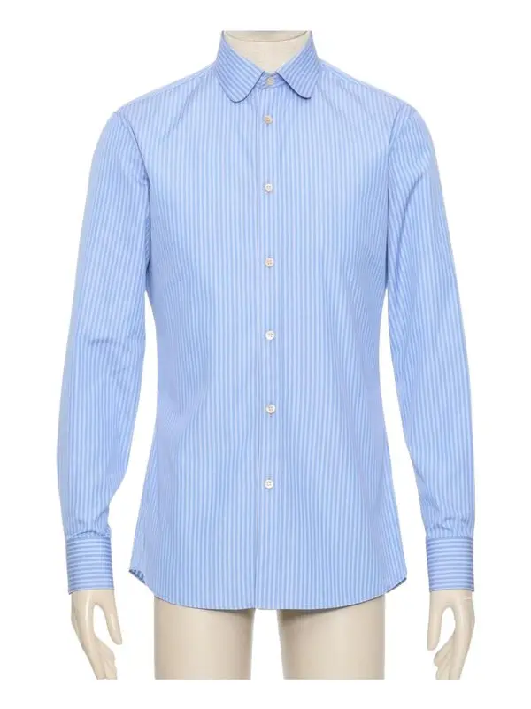 Valentino Garavani Striped Button-up Shirt - Blue