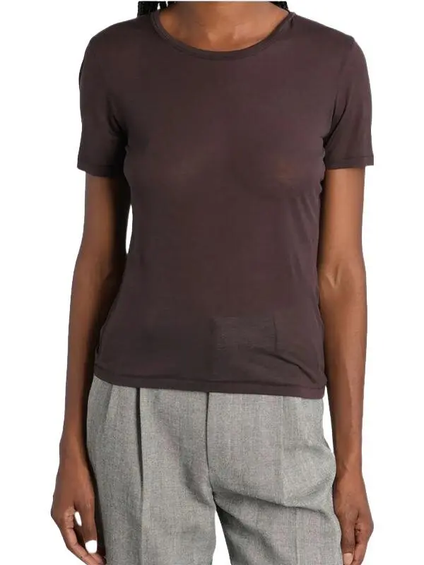 ANINE BING Sylvie Slim-fit T-shirt - Black
